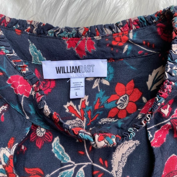 William Rast | Tops | William Rast Ramsey Choker Peasant Blouse Floral ...